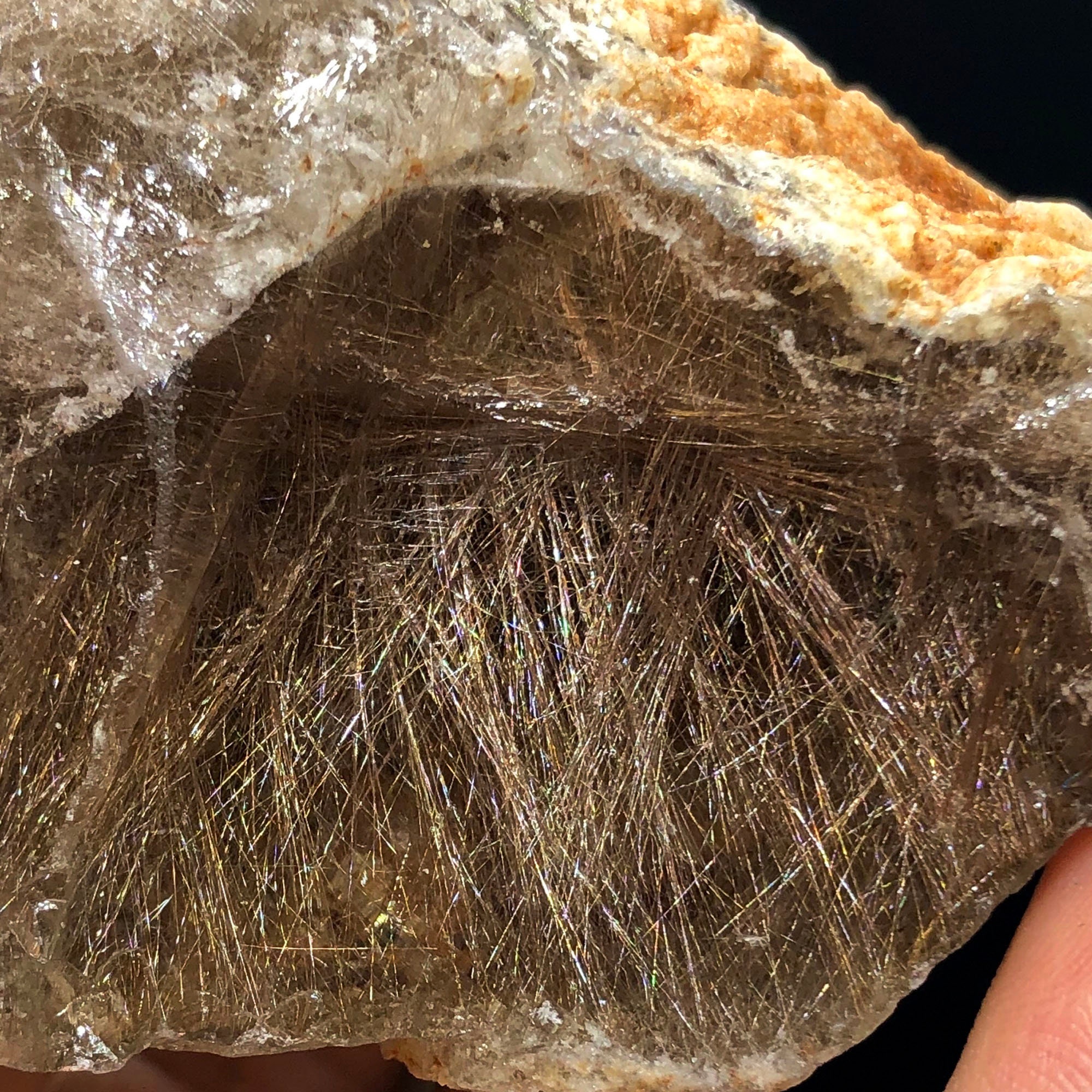 Excellent Rare Natural Natural Gold Hair Crystal Mineral Specimen Q200 ...