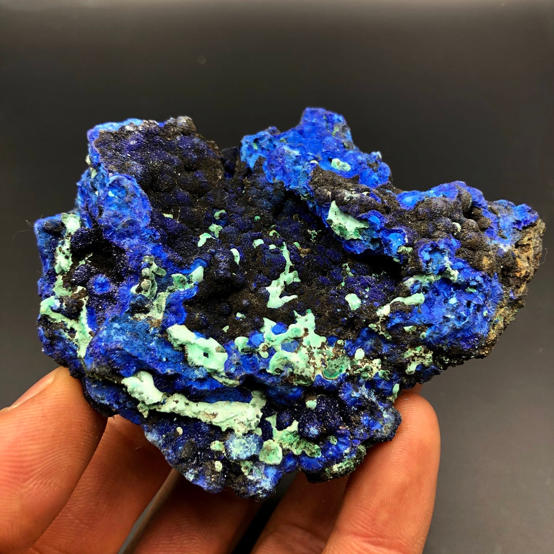 CRYSTAL RARE Natural Azurite ,pretty Blue Azurite Green Malachite ...