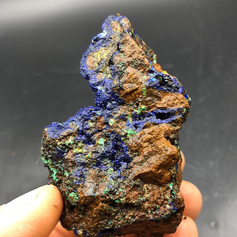 CRYSTAL RARE Natural Azurite pretty Blue Azurite Green - Etsy