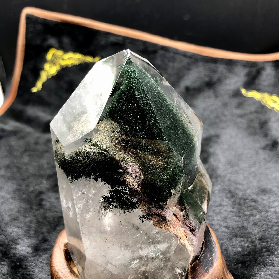 CRYSTAL Natural Green Ghost Crystal / Rare Green Ghost Quartz Specimen ,special Gift A1533 - Etsy