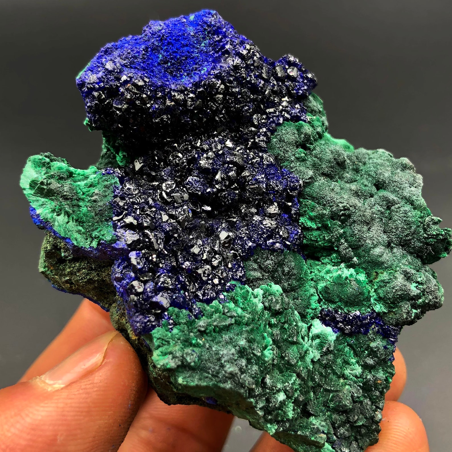 CRYSTAL RARE Natural Azurite ,pretty Blue Azurite Green Malachite ...