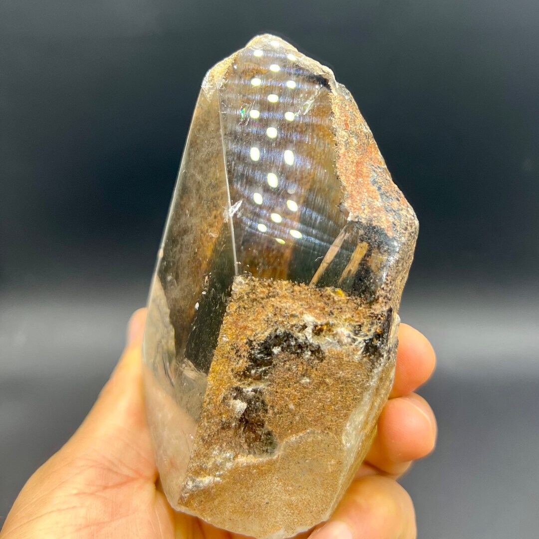 Super Beautiful Green Ghost Quartz Ghost Crystal Specimen /green Ghost ...