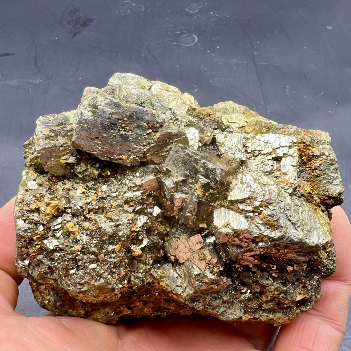 1250g RARE Natural Rough Stone Gold Ore Crystal Specimen #Q974 - Etsy