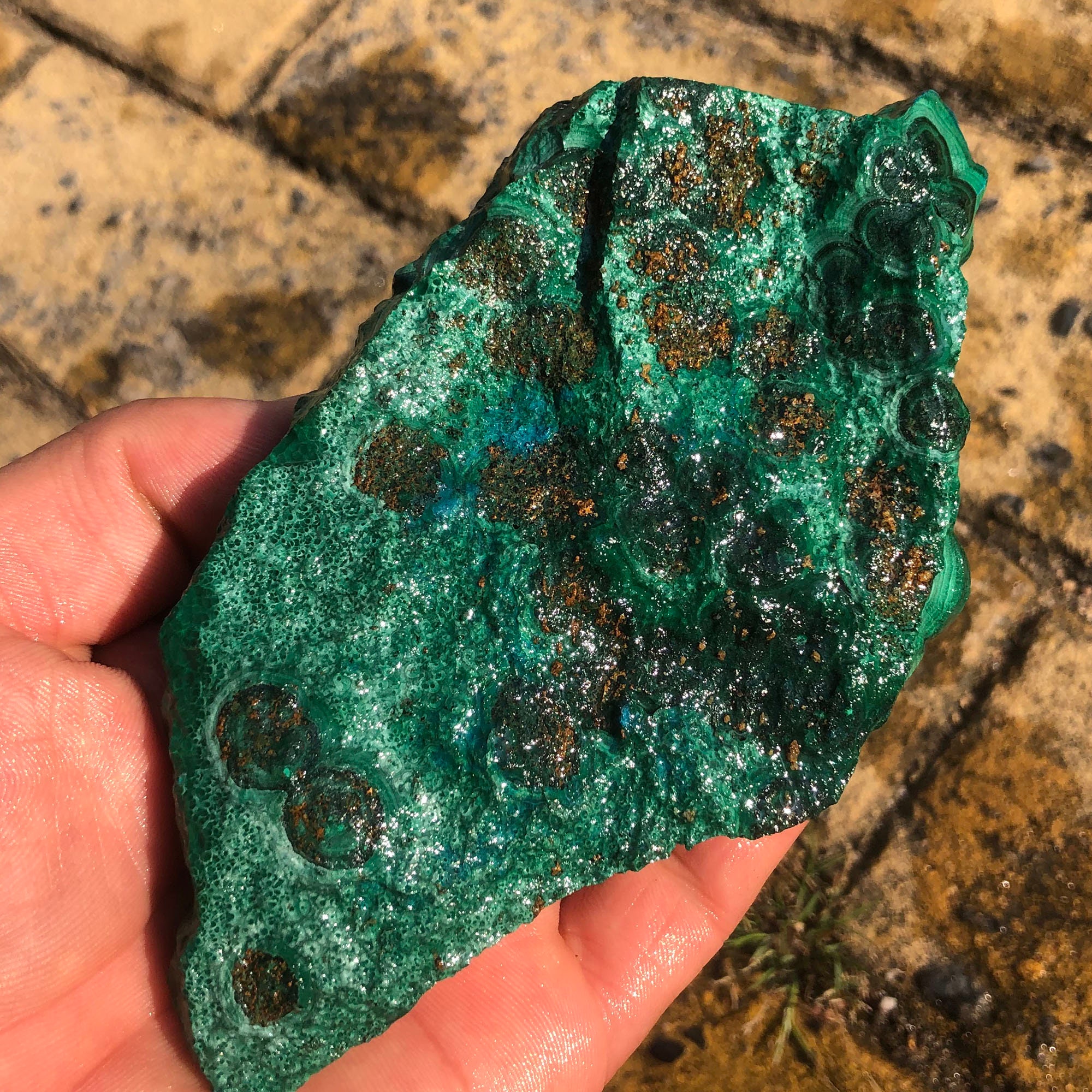 High Quality Natural Rare Blue Chrysocolla Malachite Specimen - Etsy