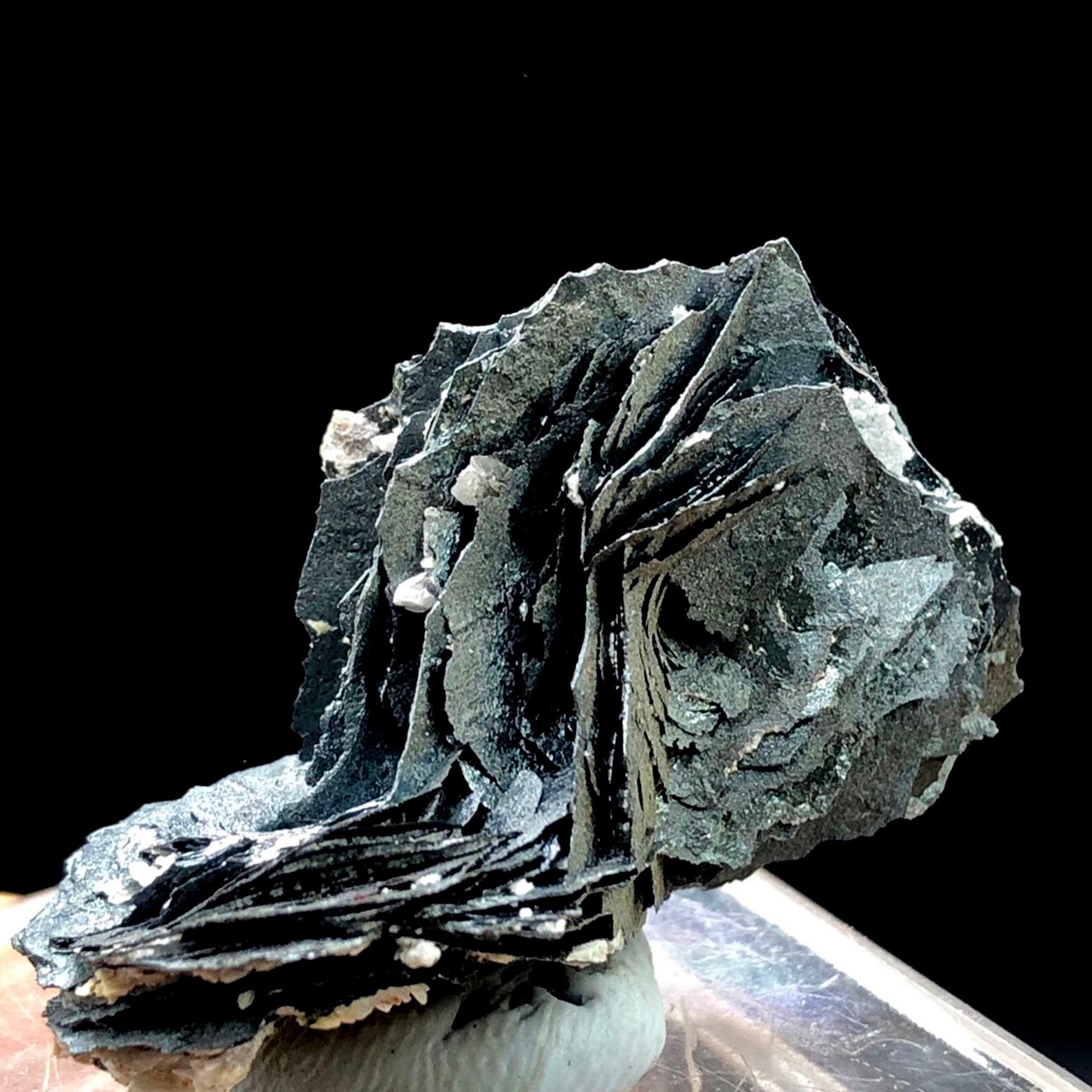 Specularite Roses /natural Clear Flower Shape Specularite - Etsy