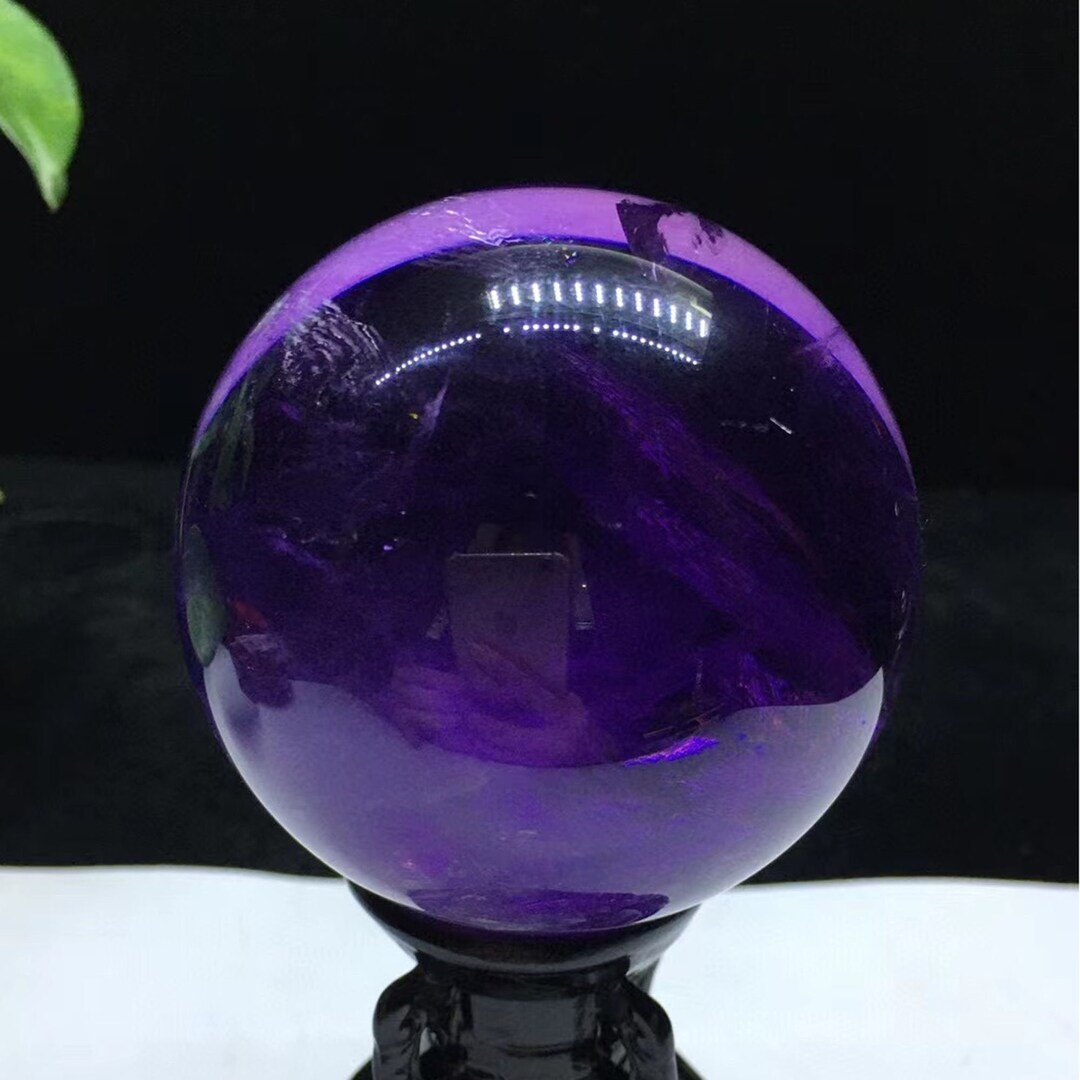 CRYSTAL Amethyst / Natural Pretty Crystal Ball Natural Purple Quartz ...