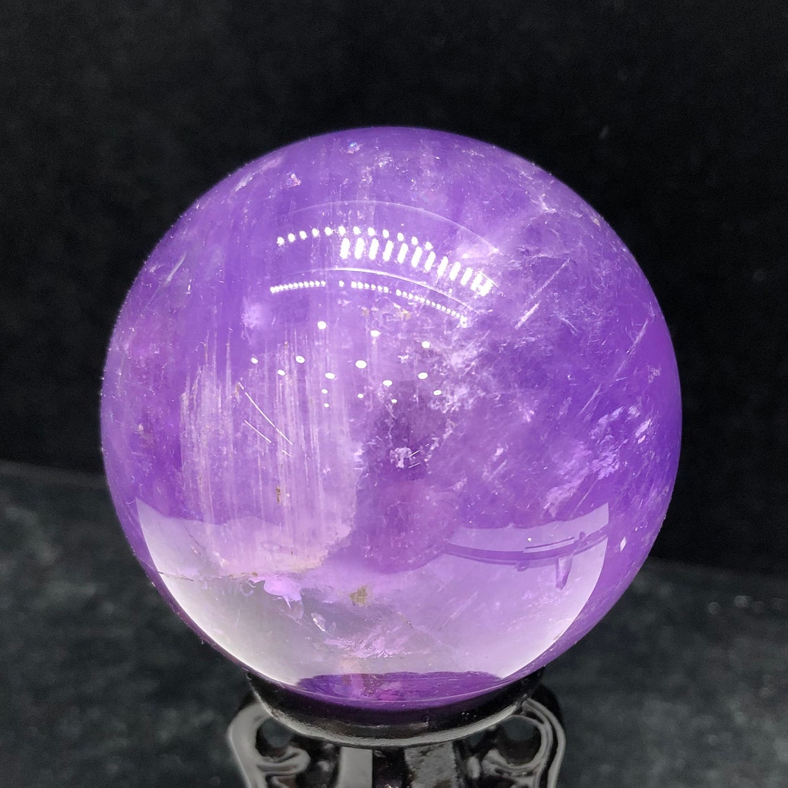 AAAA Amethyst Ball Natural Pretty Crystal Ball Natural - Etsy UK