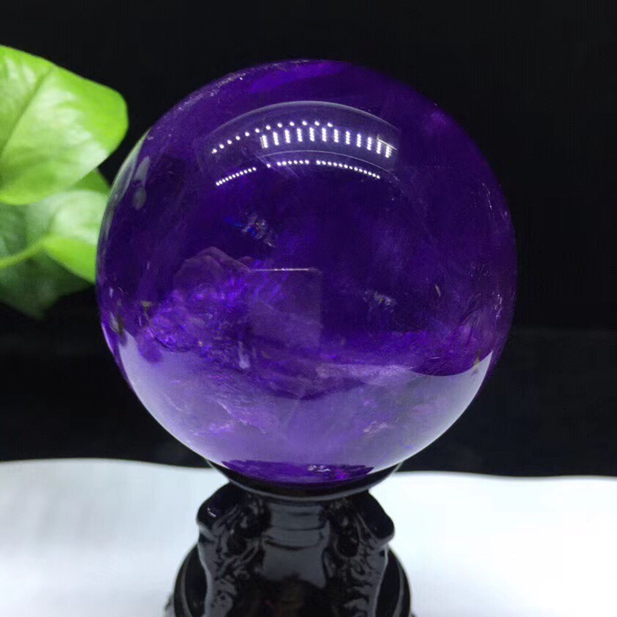 Crystal Amethyst/natural Pretty Crystal Ball Natural Purple - Etsy UK