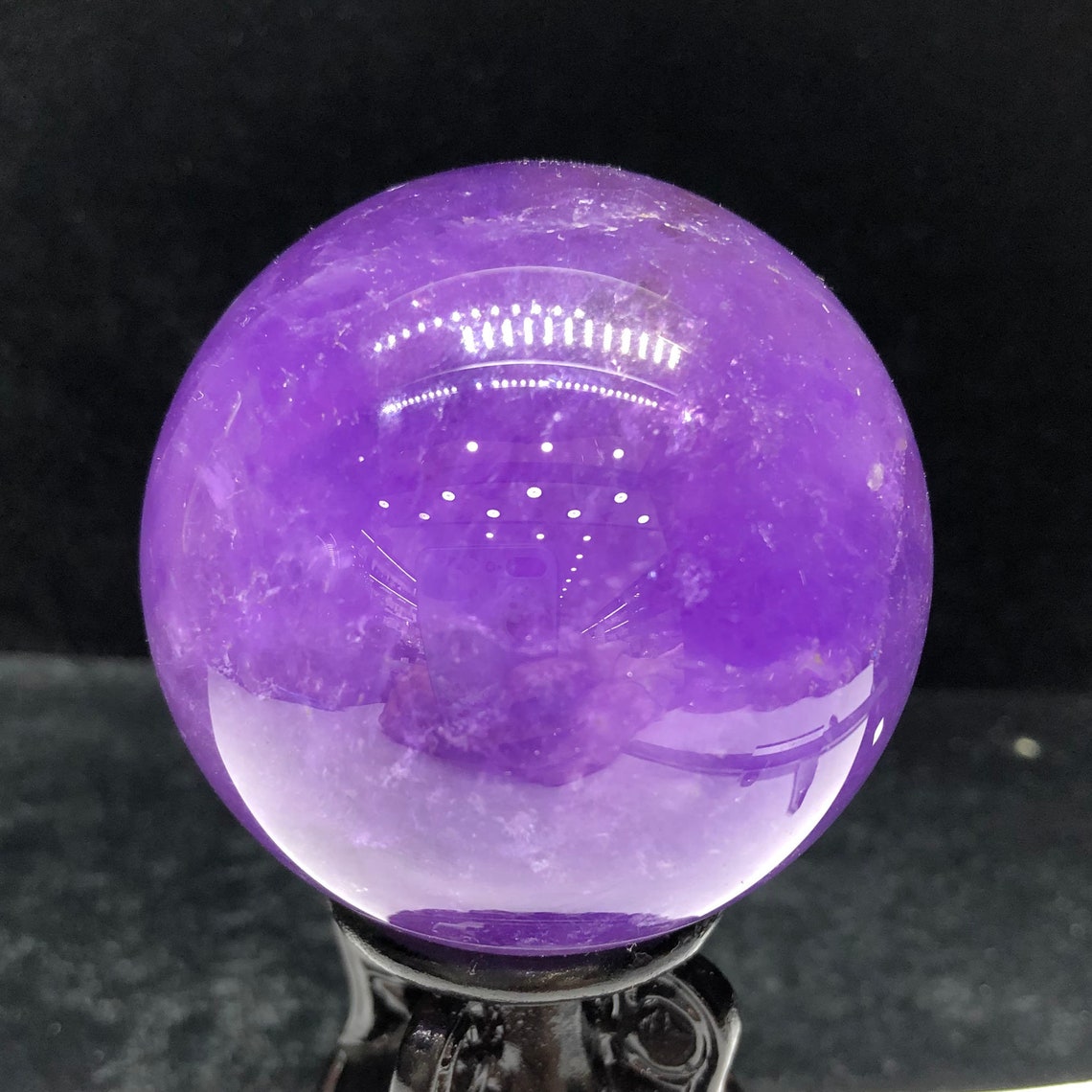 AAAA Amethyst Ball Natural Pretty Crystal Ball Natural - Etsy UK