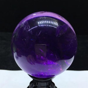 CRYSTAL Amethyst / Natural Pretty Crystal Ball Natural Purple Quartz ...