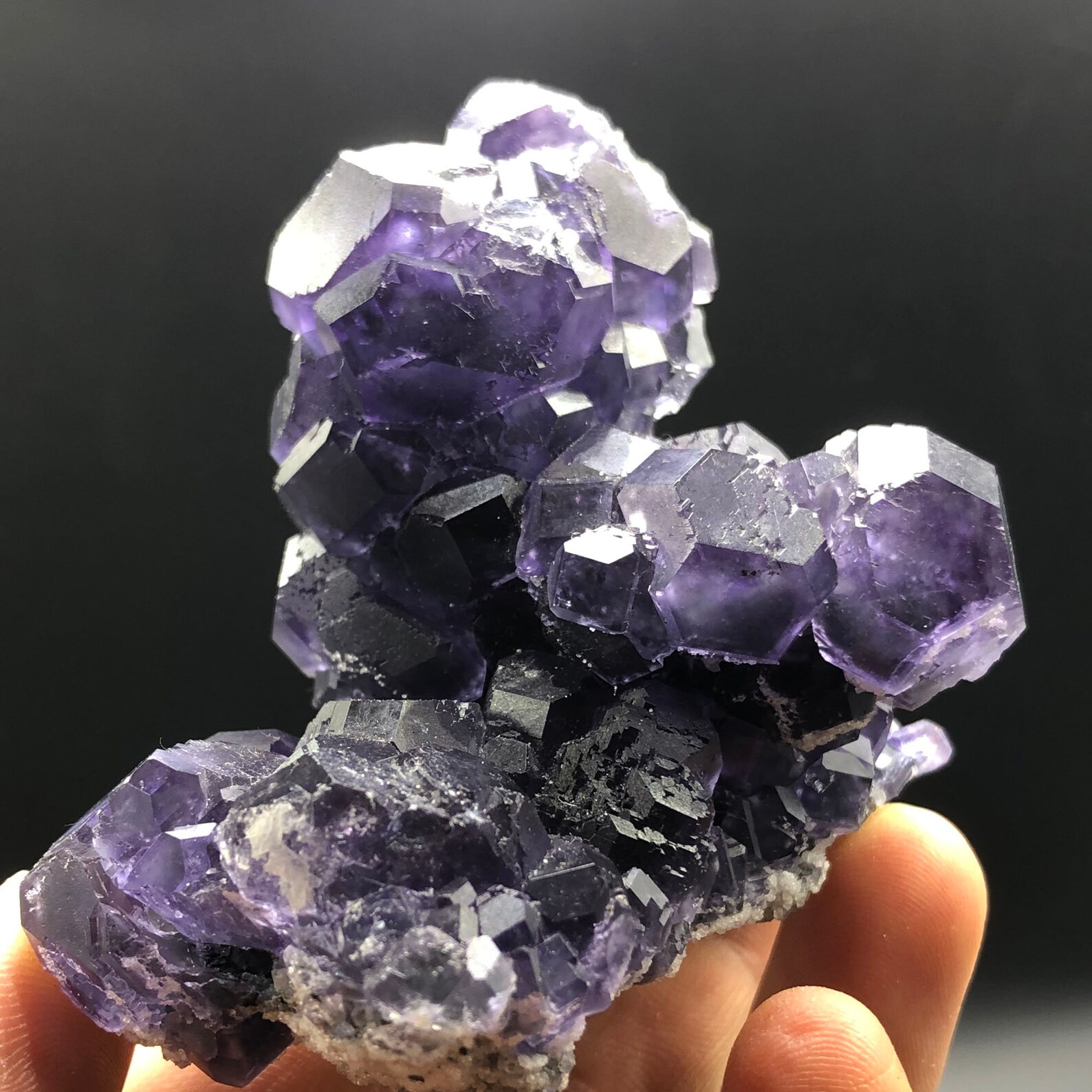 249g RARE Purple Fluorite natural Pretty Complete Sphere - Etsy