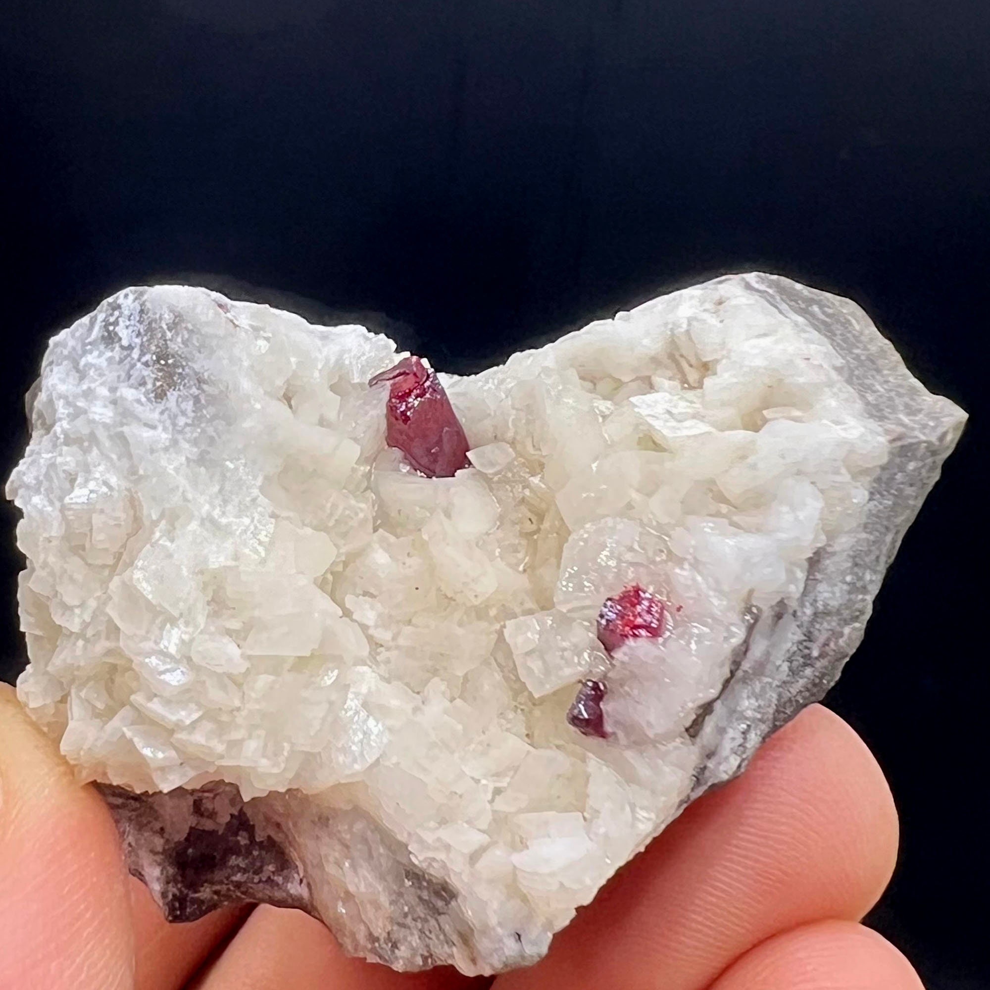 CINNABAR, Natural Gem CINNABAR White Dolomite Mineral Specimen923 - Etsy