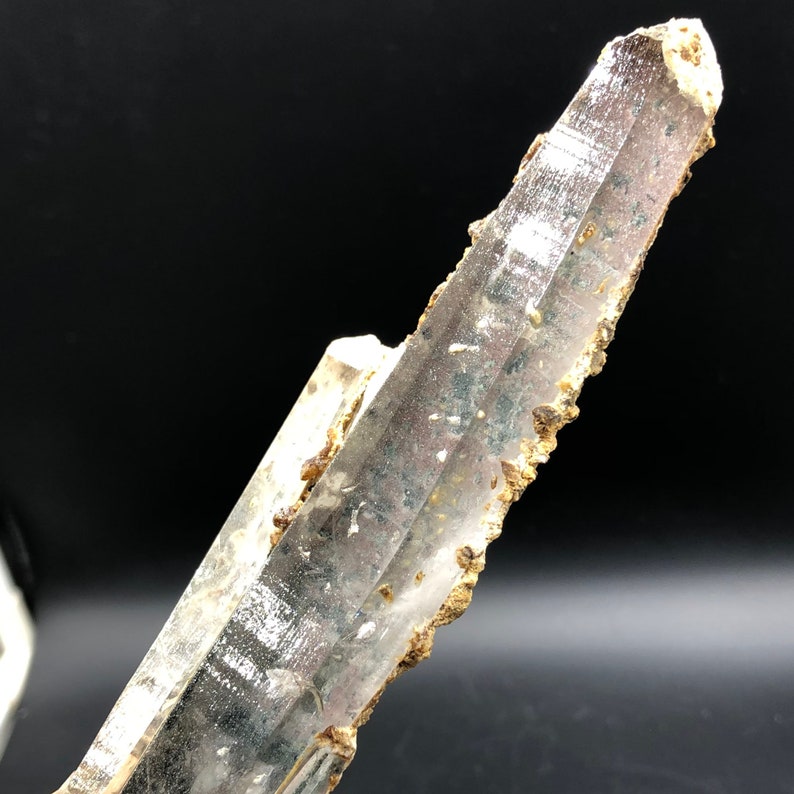 NATURAL Skeletal QUARTZ Inner Mongolia Crystal Point&calcite Mineral ...