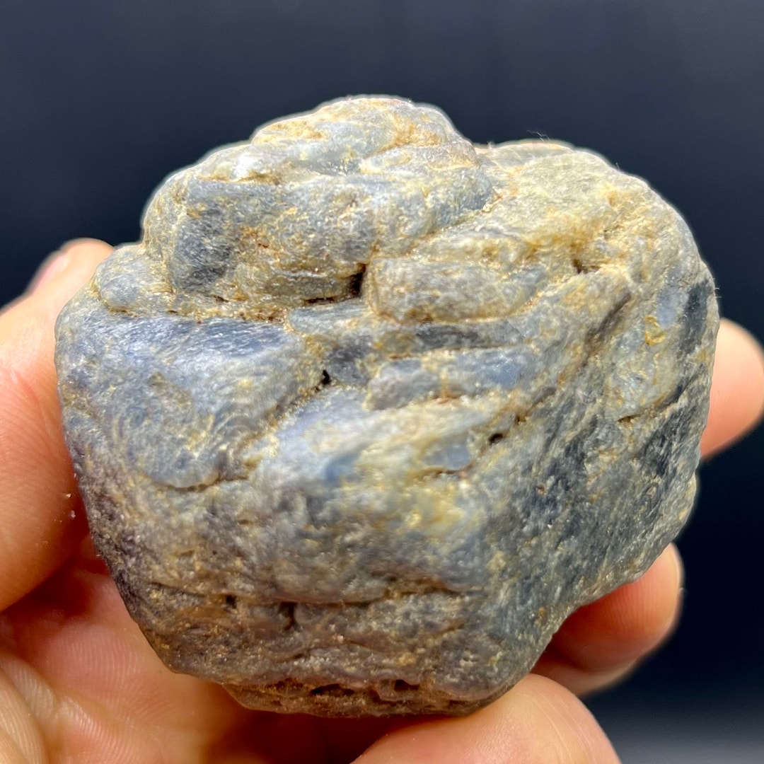 Natural Beautiful Blue Corundum Rough Stone Specimen #Q983 - Etsy