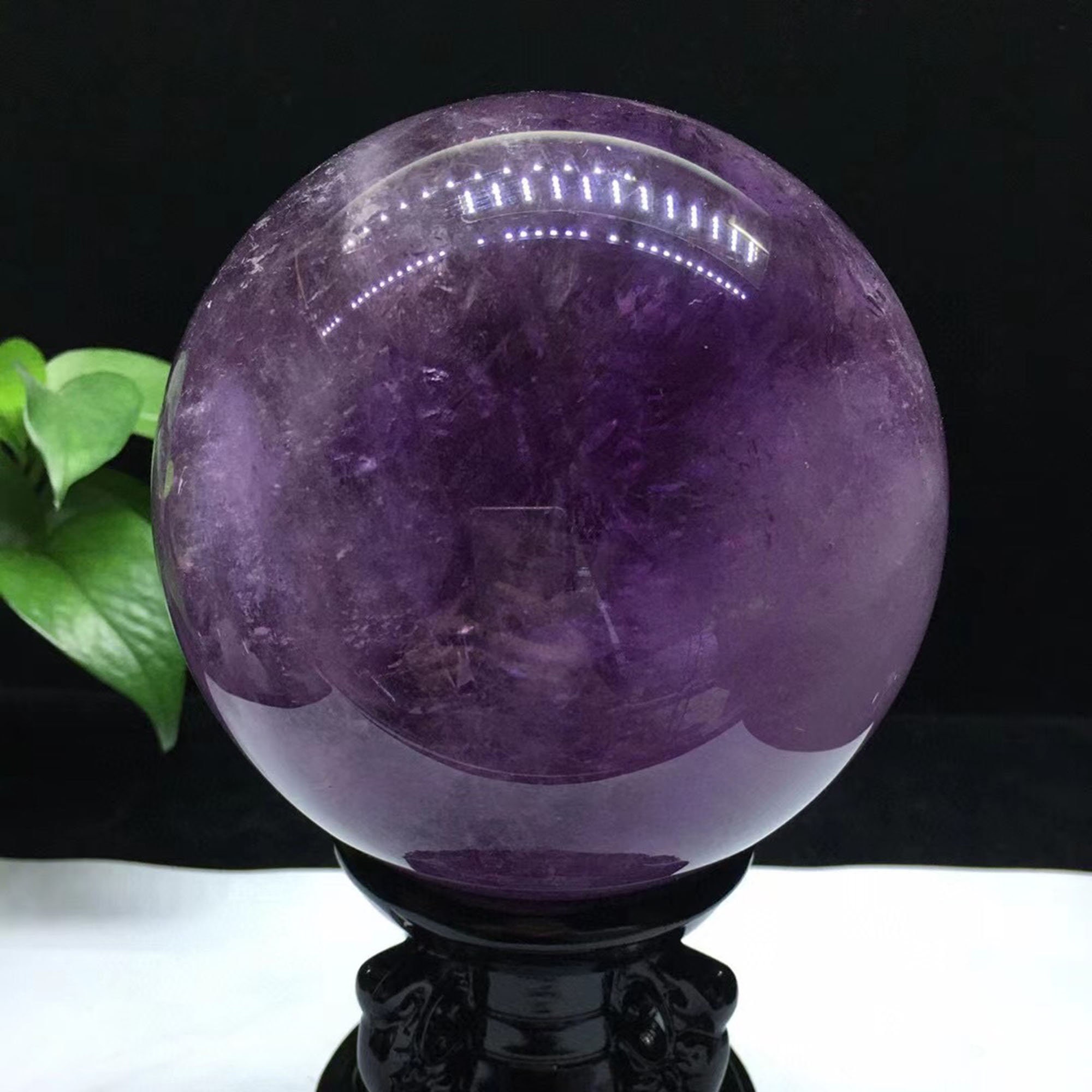 CRYSTAL Amethyst Ballnatural Pretty Crystal Ball Natural - Etsy UK