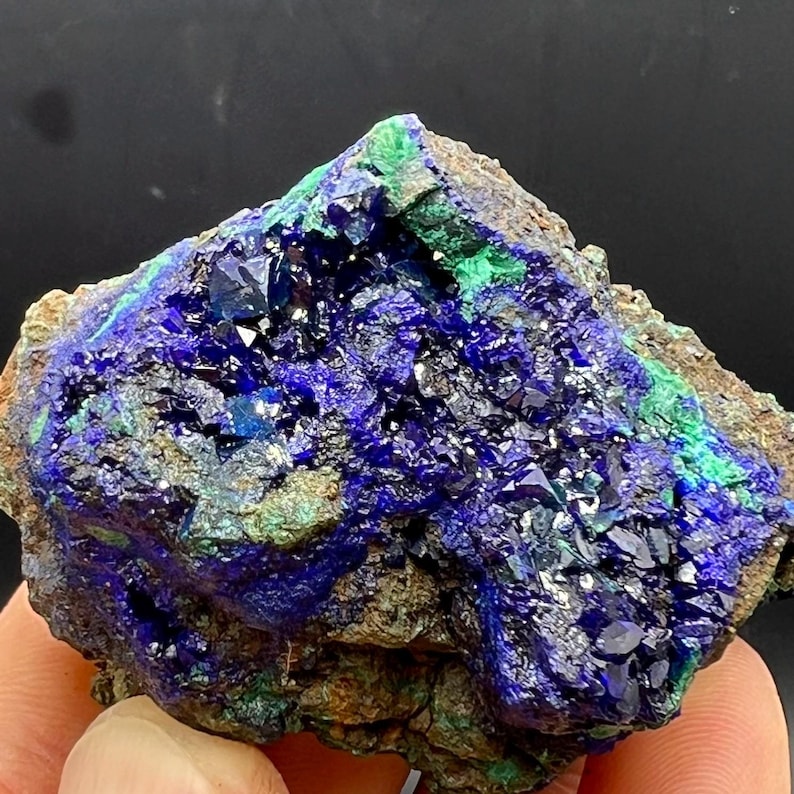 RARE Natural Azurite ,pretty Blue Azurite Green Malachite Specimens # ...