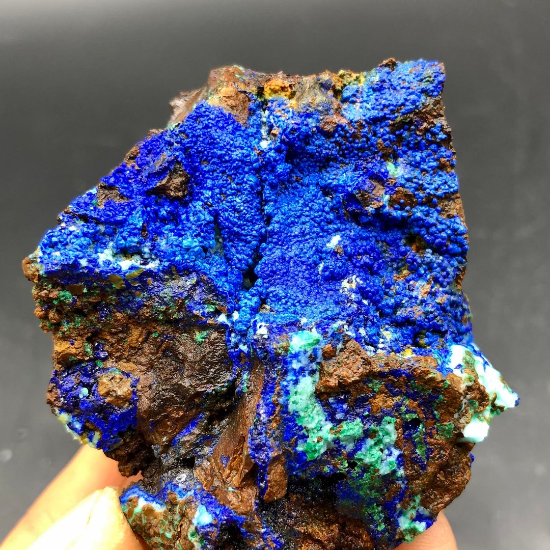 CRYSTAL RARE Natural Azurite ,pretty Blue Azurite Green Malachite ...
