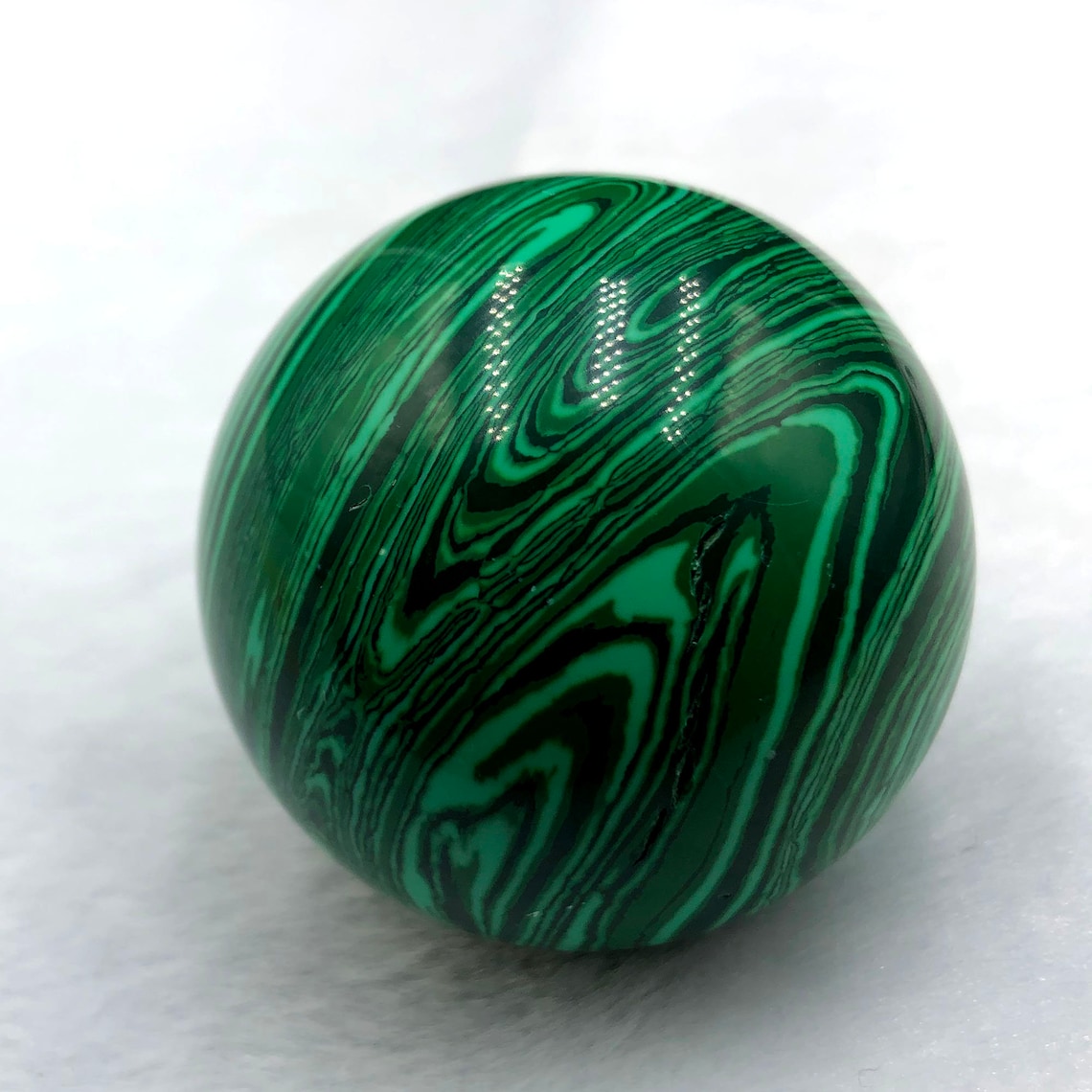 Crystal Natural Malachite Sphere,green Malachite Ball Q293 - Etsy