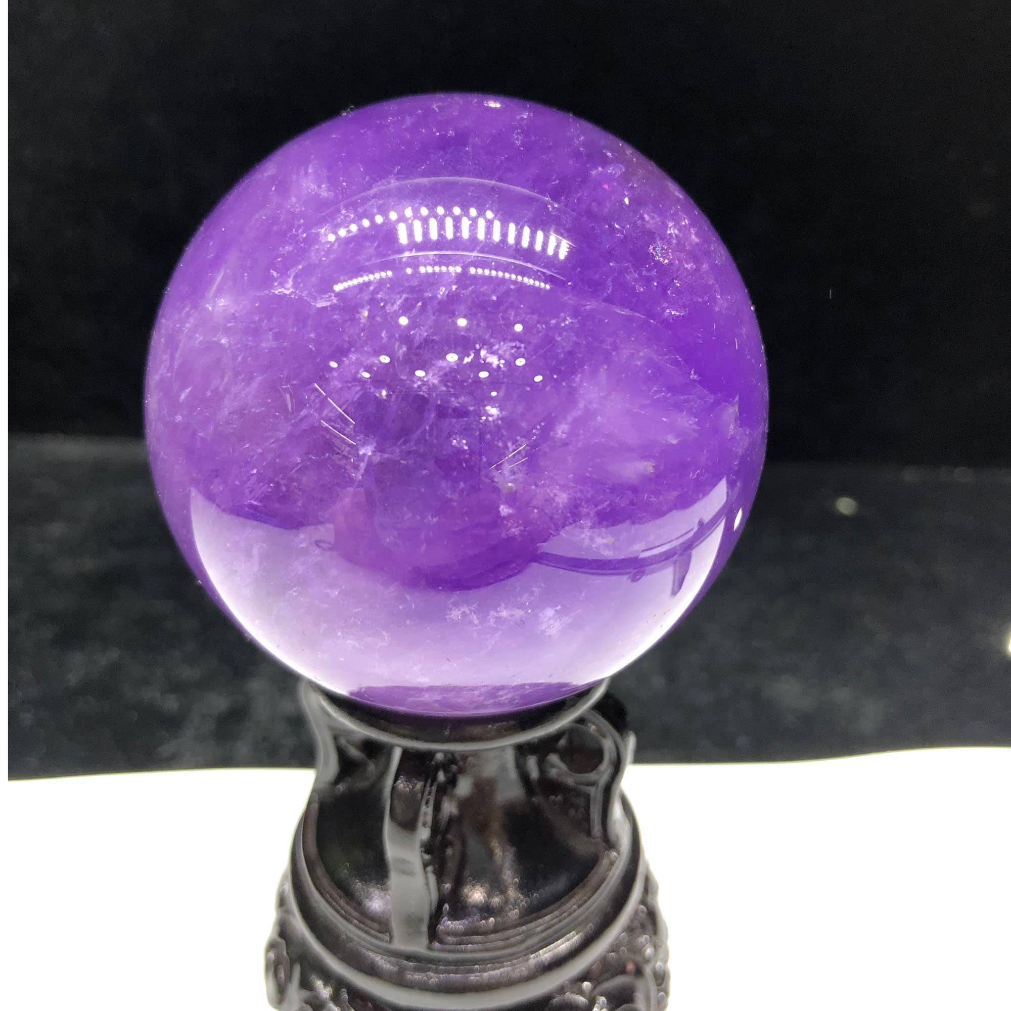 AAAA Amethyst Ball Natural Pretty Crystal Ball Natural - Etsy UK