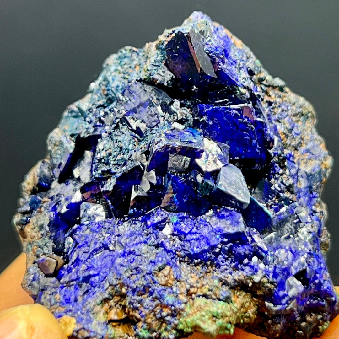 Crystal Azurite,beautiful Natural Big Blue Azurite Crystal Mineral ...