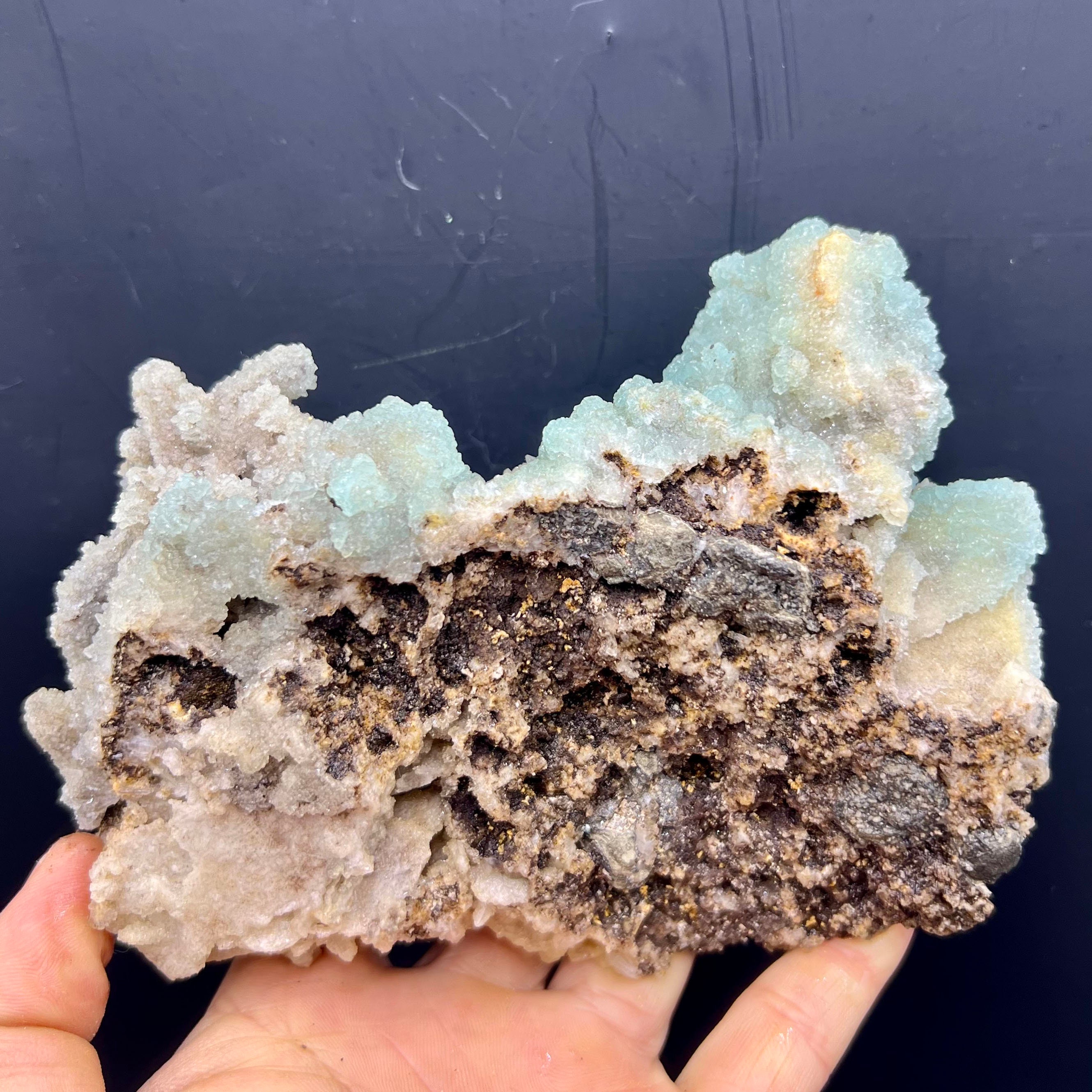 Natural Blue Hemimorphite Mineral Specimen Q670 - Etsy