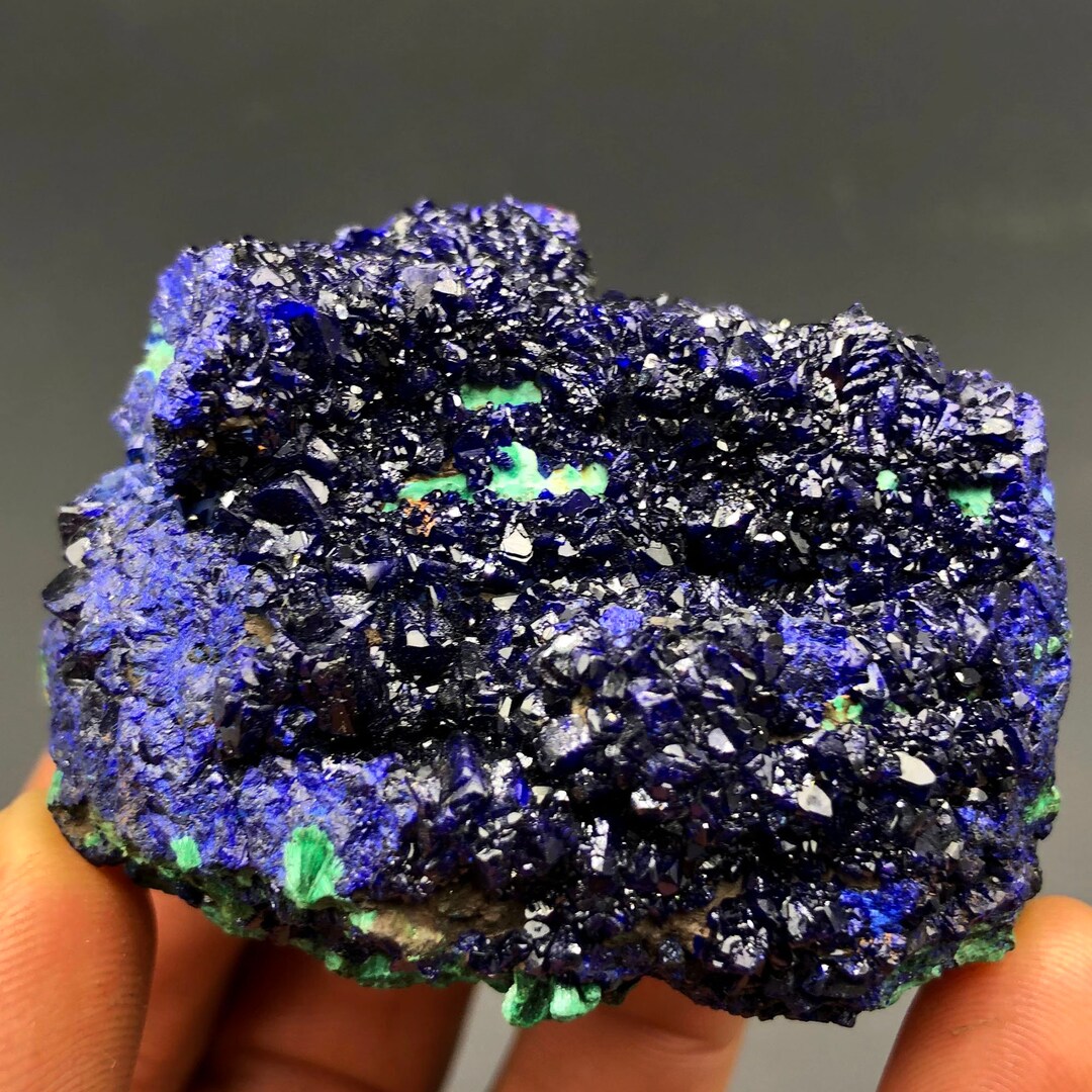 Natural Azurite ,pretty Blue Azurite Green Malachite Mineral Specimens ...