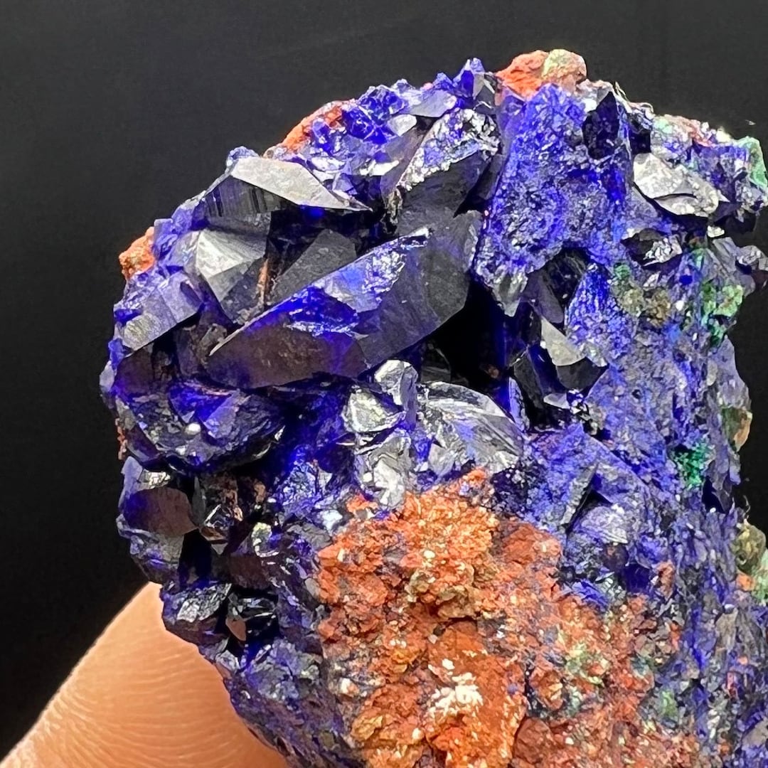 Megacryst Azurite,beautiful Natural Blue Azurite Crystal Mineral ...