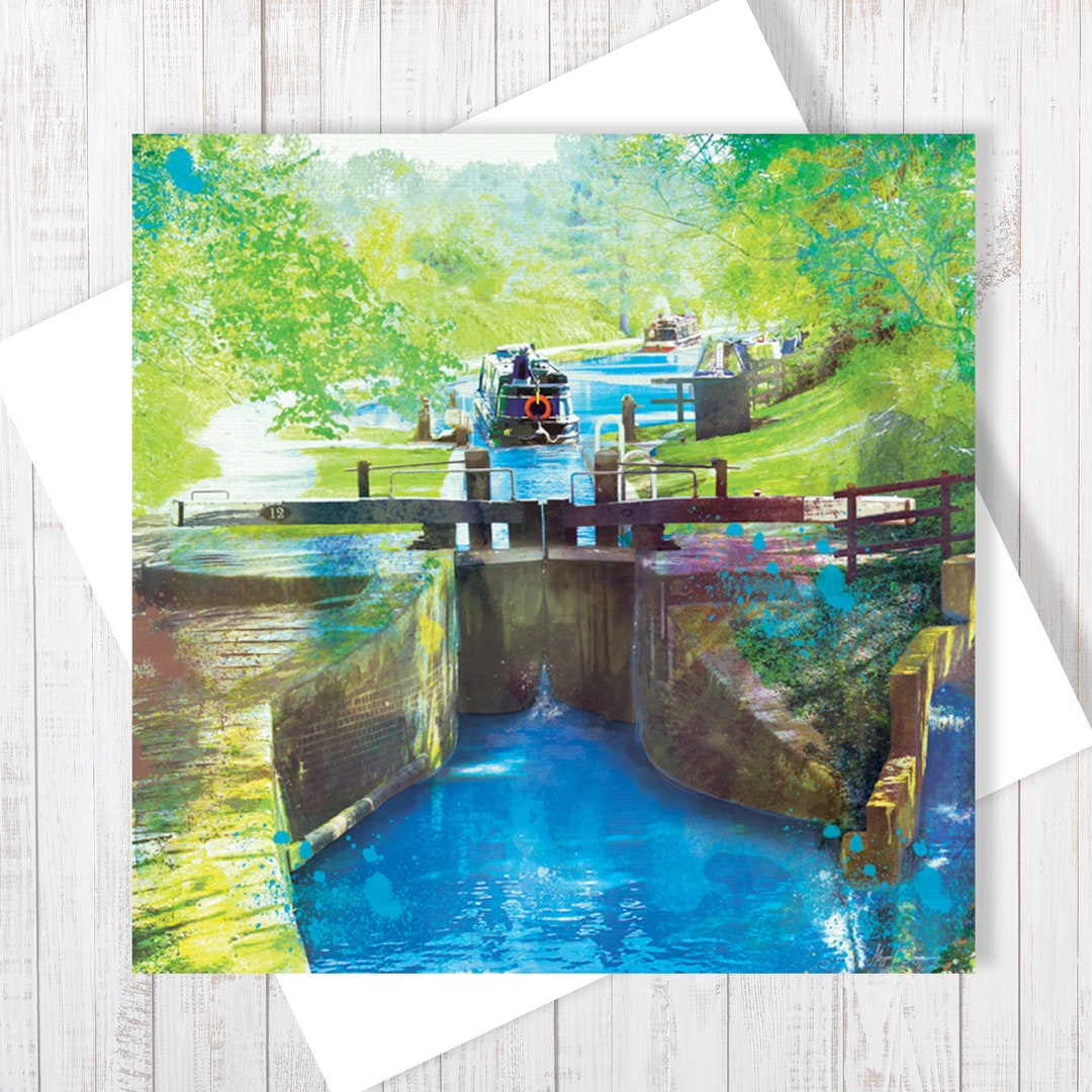 Navigating Through Gates Greetings Card - Etsy