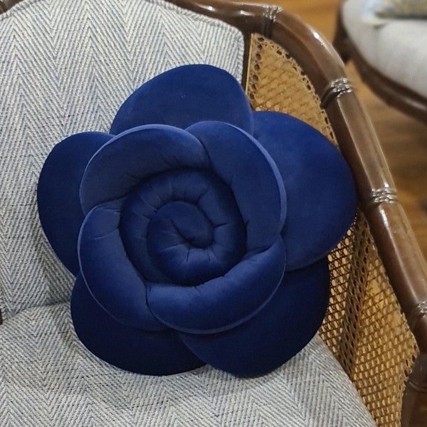 Rose Pillow - Etsy