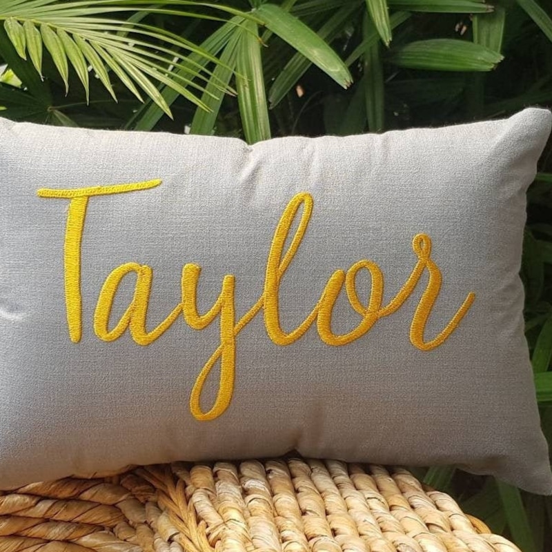 Custom Name Pillows - Etsy