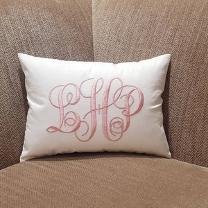 30% OFF Monogram Pillow, Personalized Initial Letter Cushion ...