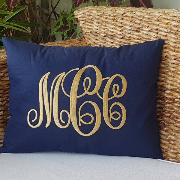 Monogram Pillow - Etsy