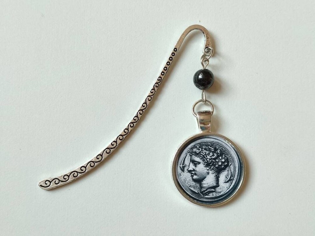 Cabochon Bookmark Coin Hook Magna Graecia, Decagram of Syracuse ...