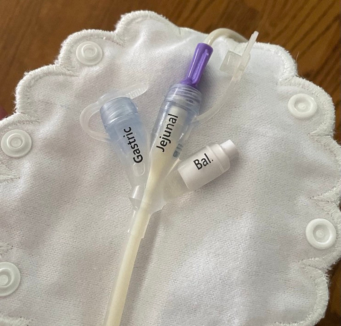 GJ Port cover tubing extension connector wrap Enteral | Etsy