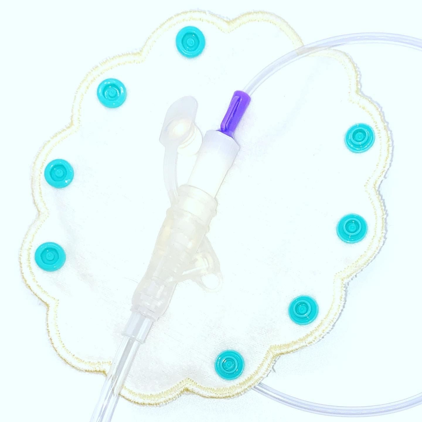 Feeding Tube Extension Port Cover Gastrostomy Tubie Pad - Etsy