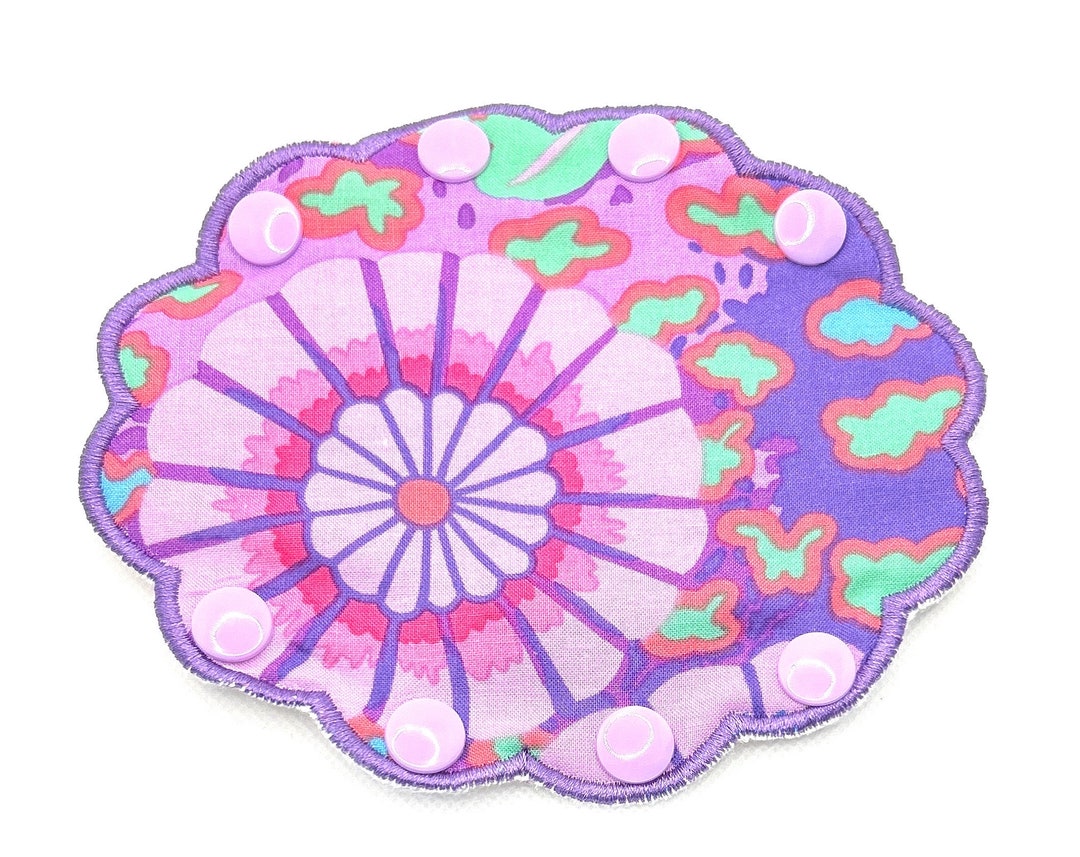 Feeding Tube Port Cover Tubing Extension Wrap Rust and Silver Design ...