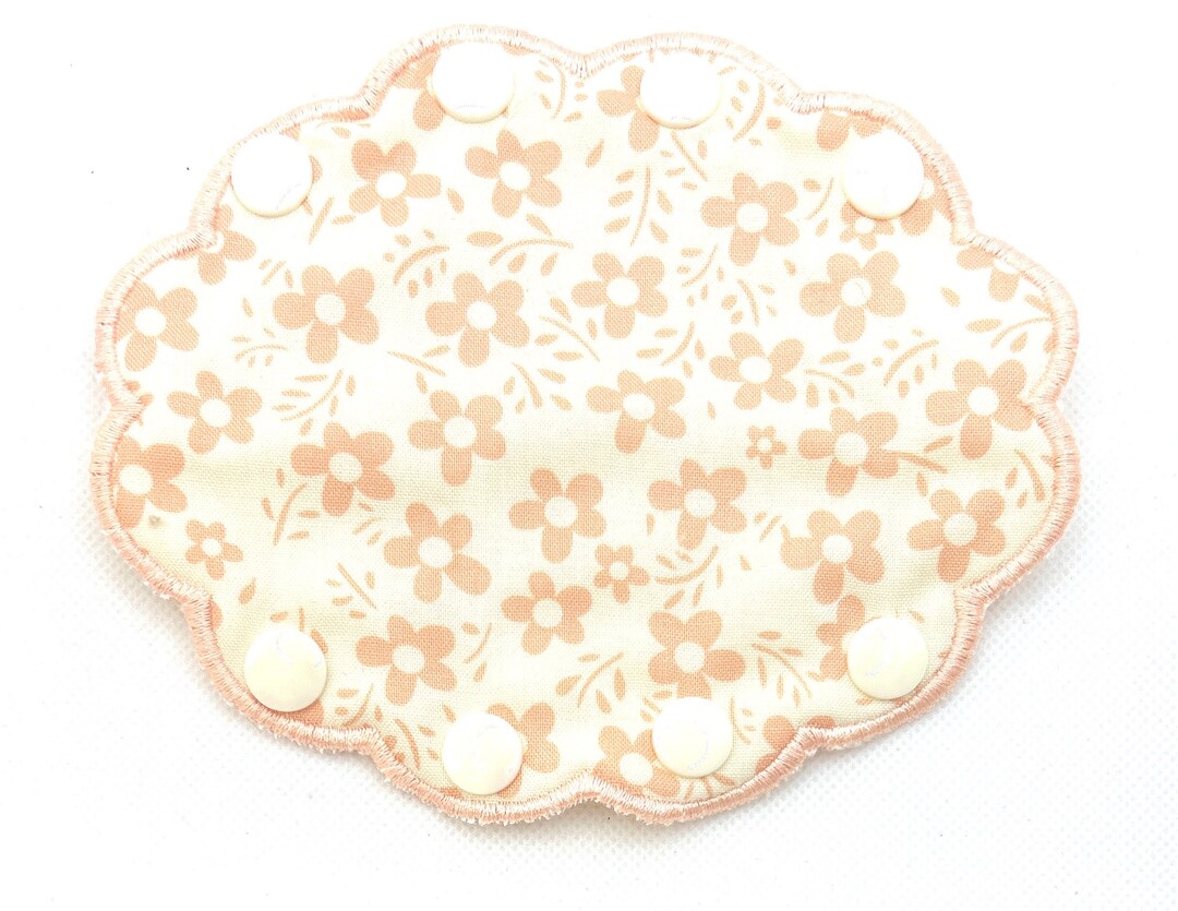 Feeding Tube Port Cover Tubing Extension Wrap Peach Floral Design ...