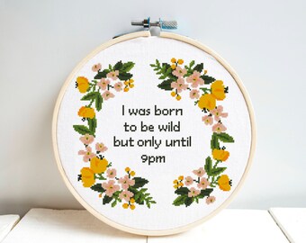 Rude cross stitch | Etsy