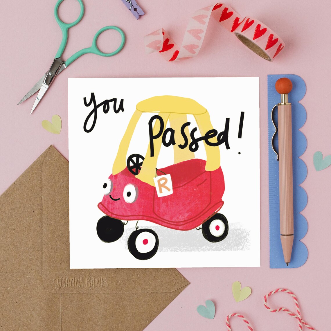 Driving Test | Passed Driving Test | New Driver | Congratulations Card ...