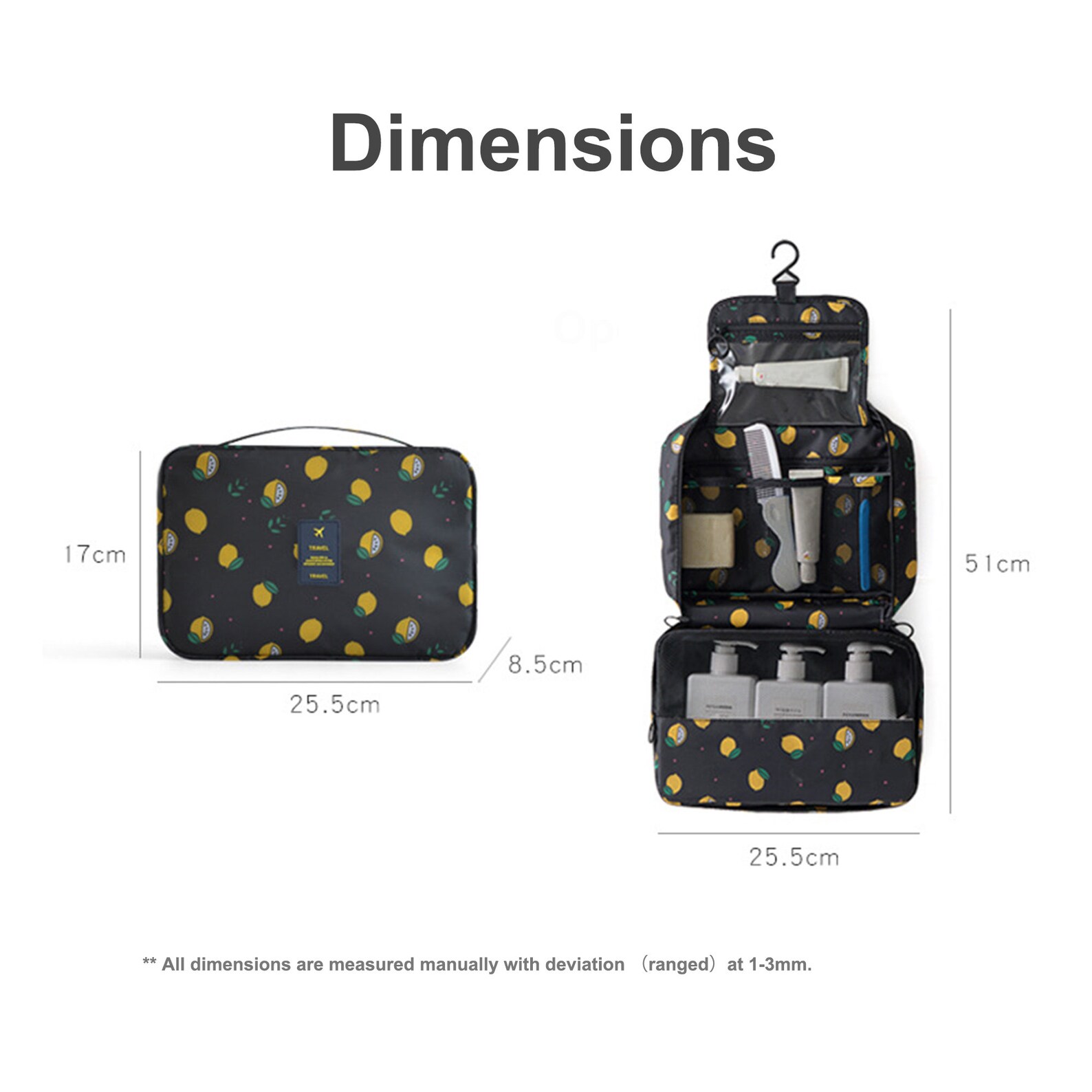 Hanging Portable Travel Makeup Cosmetic Bags Organizer - Etsy