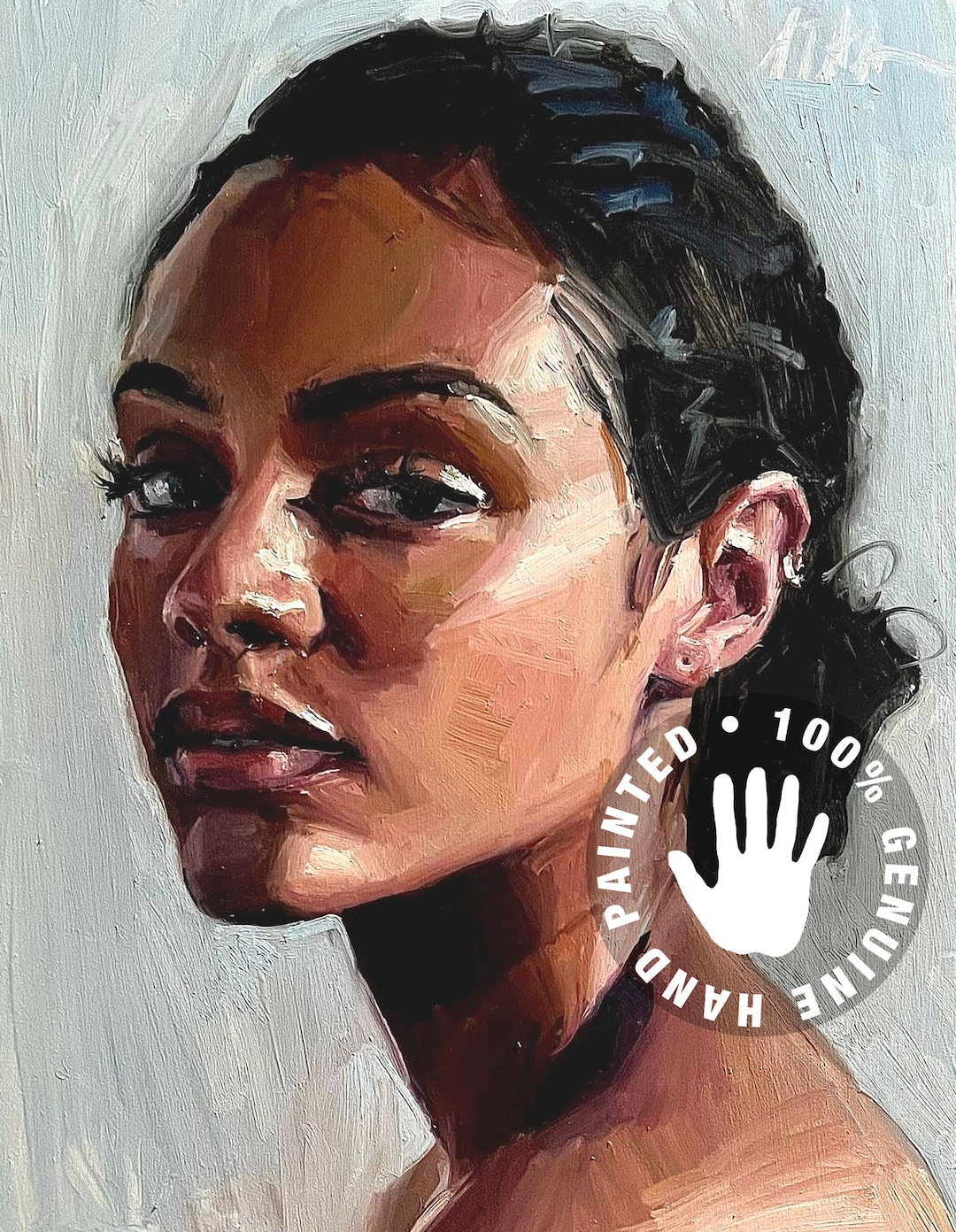 Custom Portrait Painting From Photos (hand Painted) - Etsy