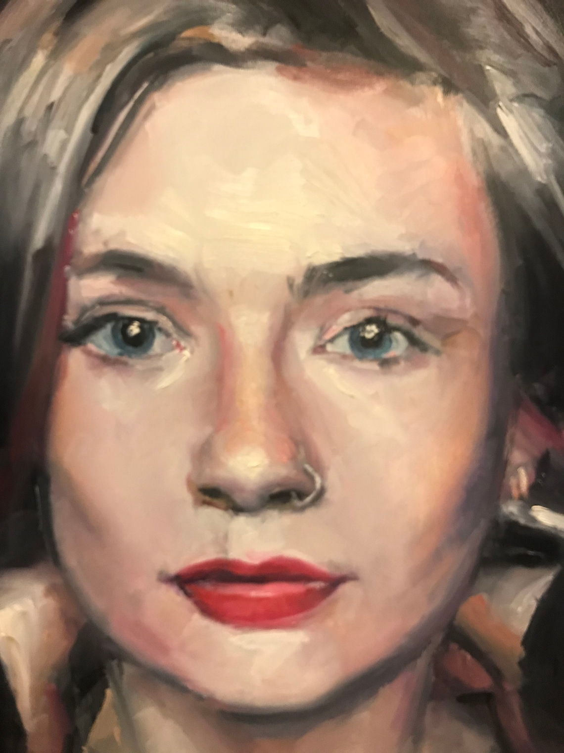 Beautiful Woman Oil Painting "maddie" - Hand Painted - Etsy