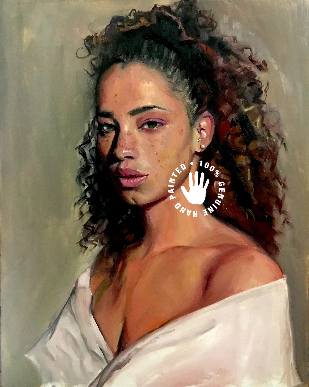 Custom Portrait Painting From Photos (hand Painted) - Etsy