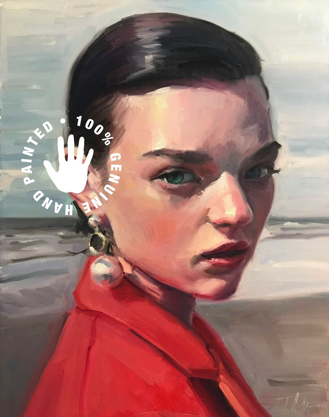 Custom Portrait Painting From Photos (hand Painted) - Etsy