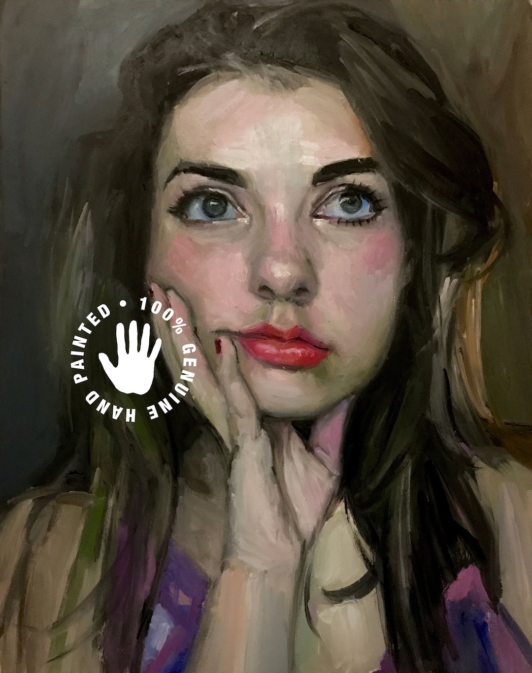 Custom Portrait Painting From Photos (hand Painted in Oils) - Etsy
