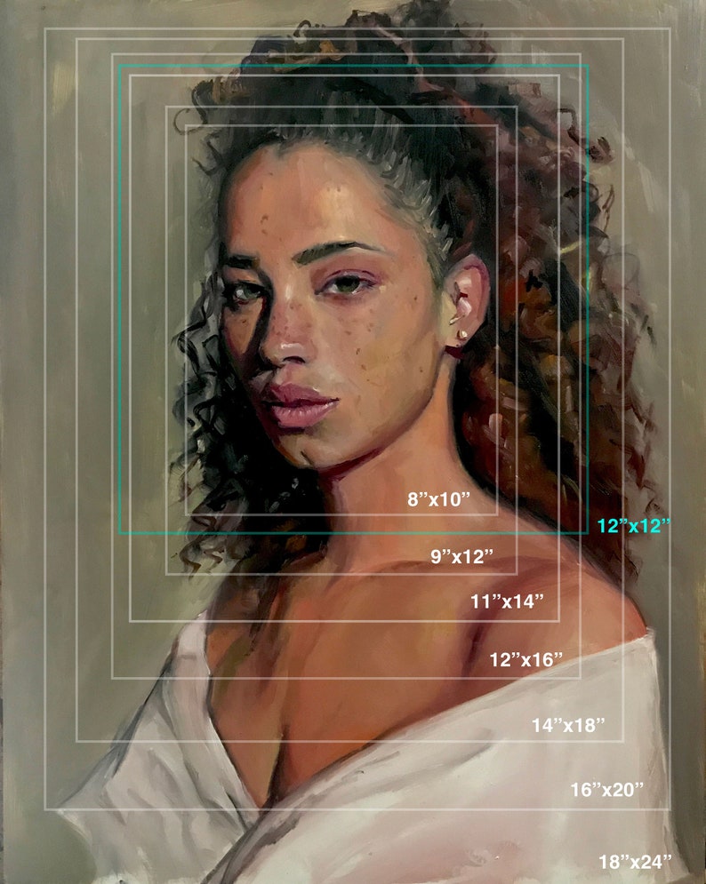 Custom Portrait Painting From Photos hand Painted | Etsy