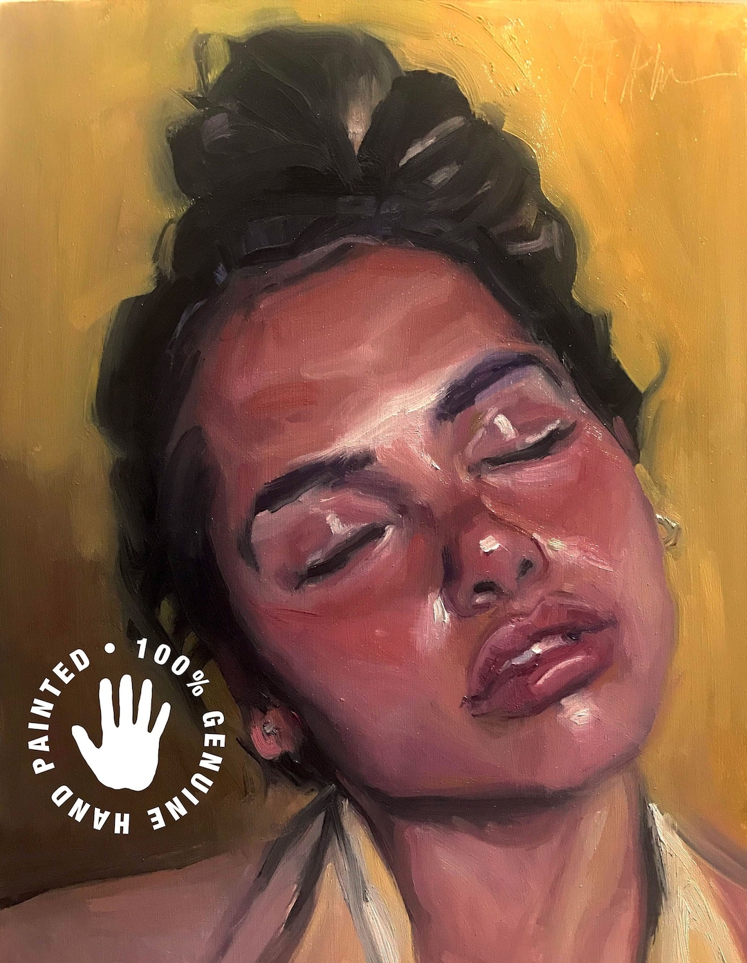Custom Portrait Painting From Photos (hand Painted) - Etsy
