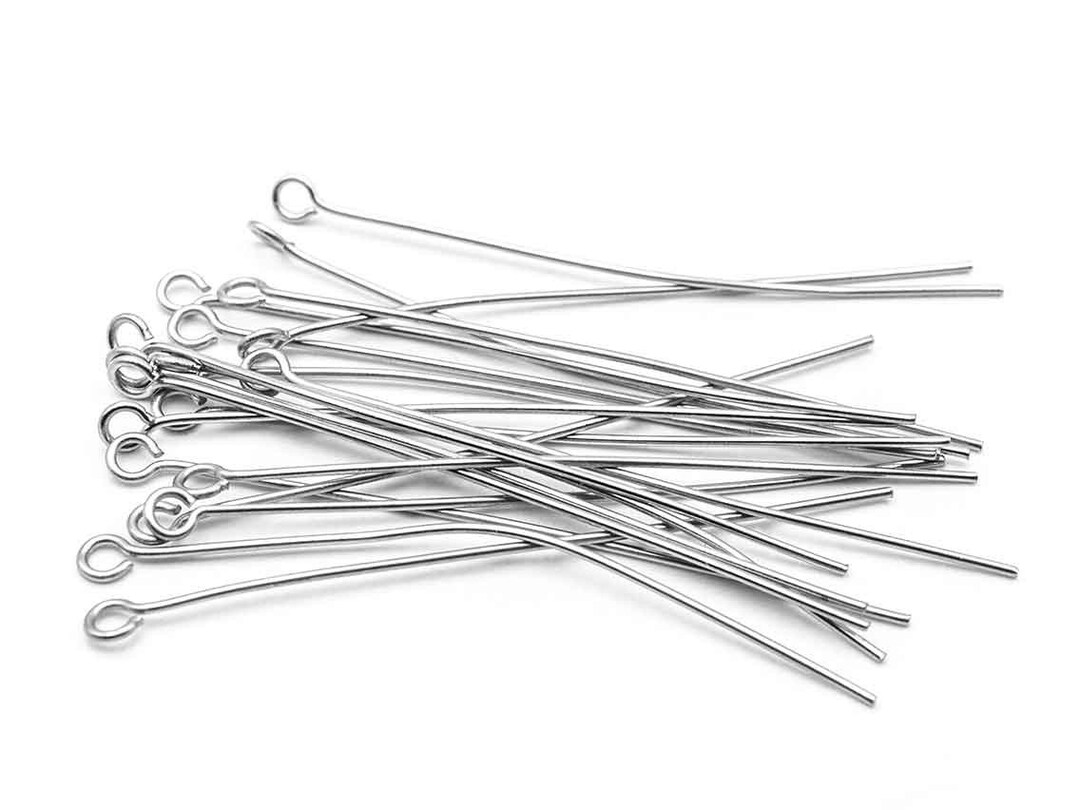 0.12 Eur/piece Eyelet Pins Made of 304 Stainless Steel 50 Mm 20 Pieces ...
