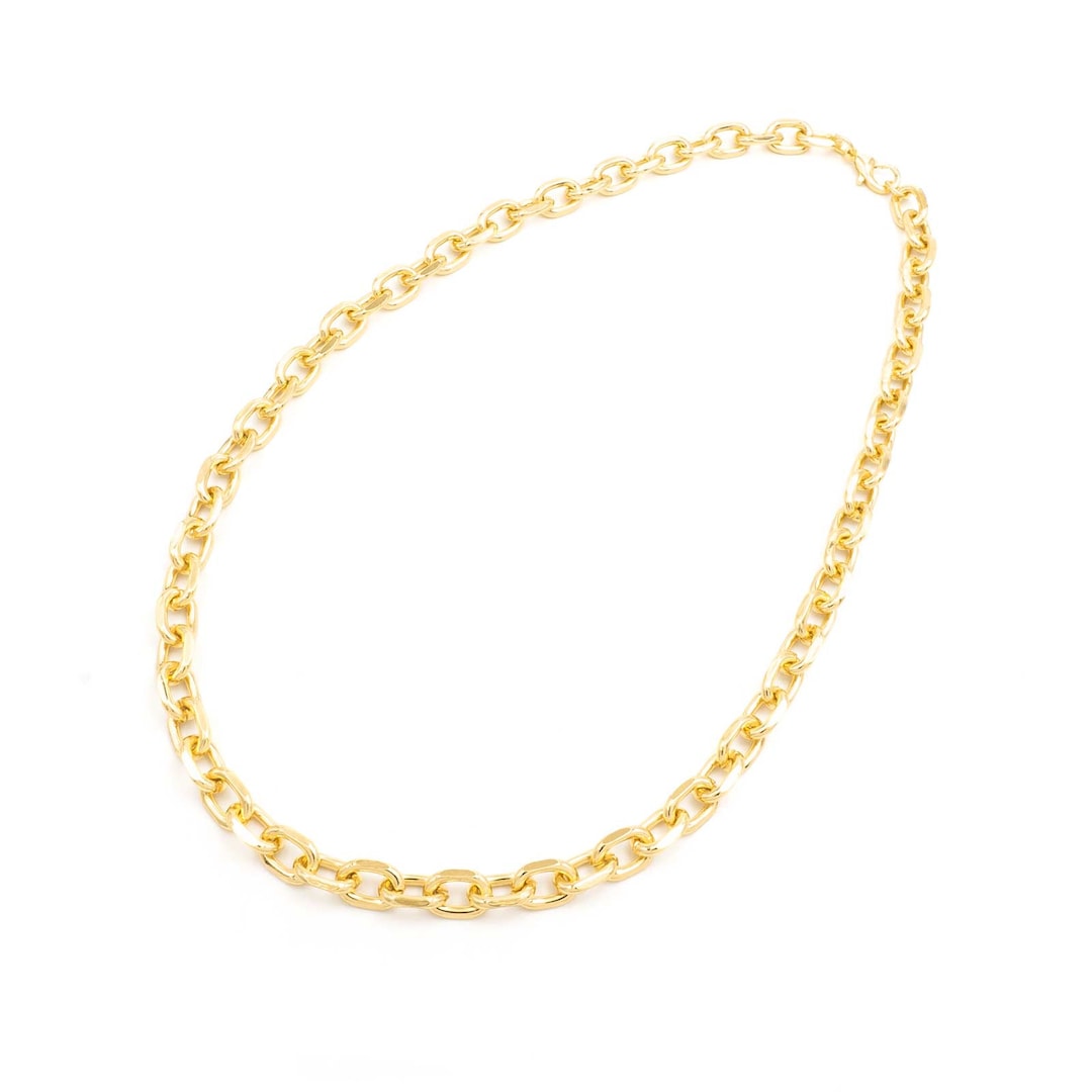 Vintageparts DIY Finished Link Chain With Large Links in Gold-colored ...