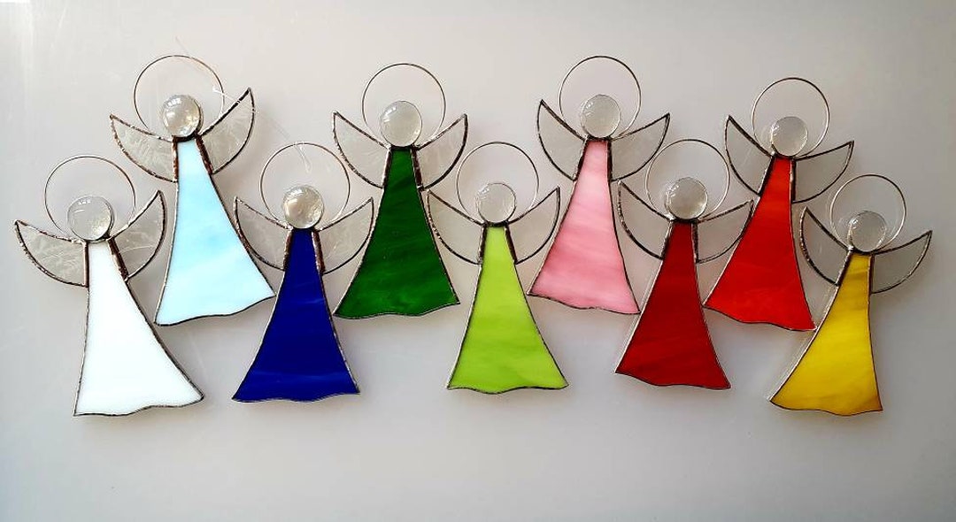 Tiffany-Glas-Engel Schutzengel KOSTENLOSER VERSAND - Etsy.de